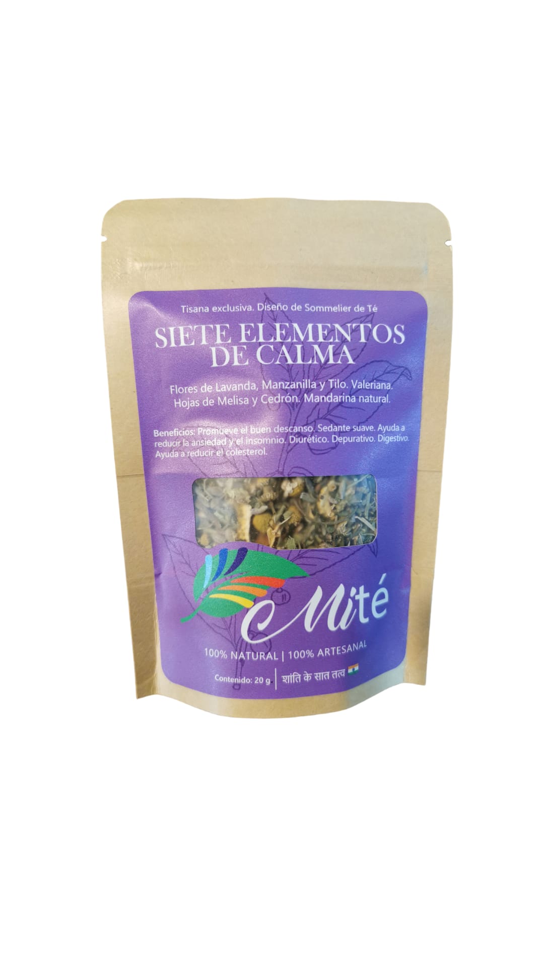 Té siete elementos de calma- MITE – Almacén Girasoles